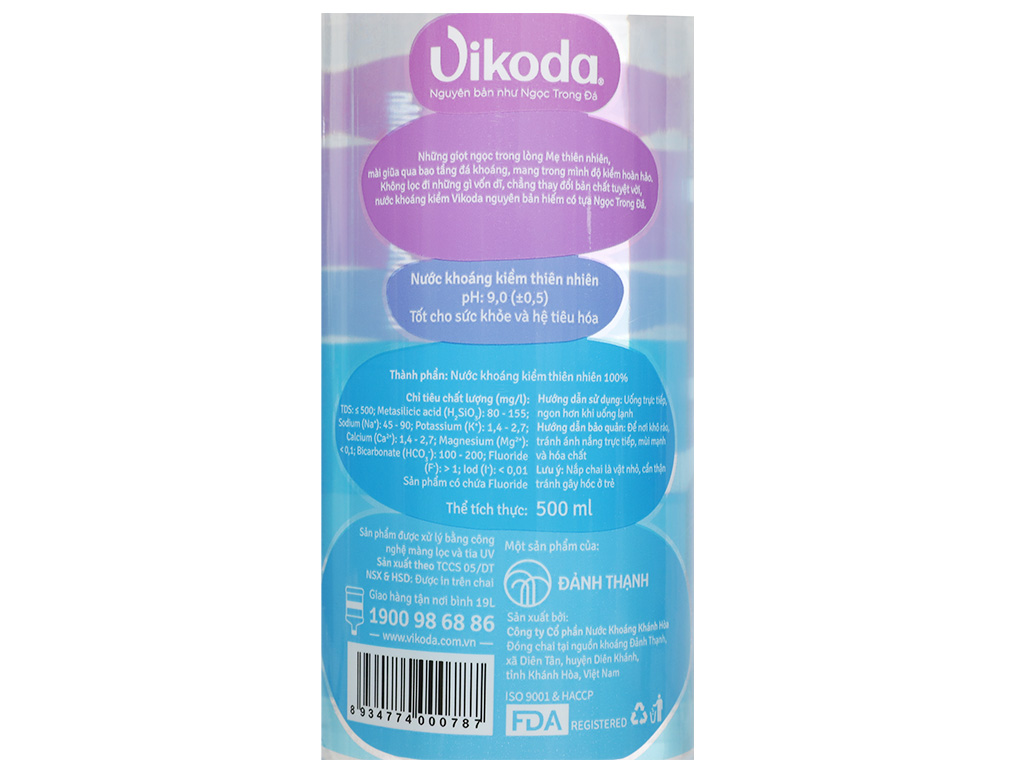 6 chai nước khoáng Vikoda 500ml giá tốt tại Bách hoá XANH