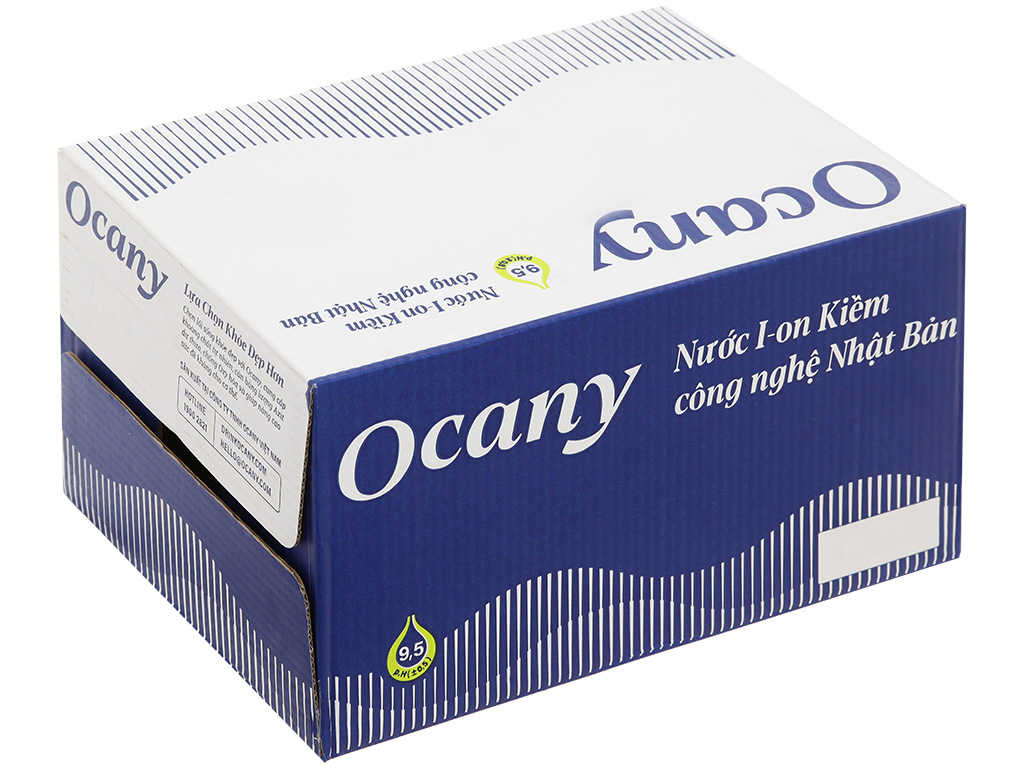 Thùng 24 chai nước i-on kiềm Ocany 500ml tại Bách Hoá XANH