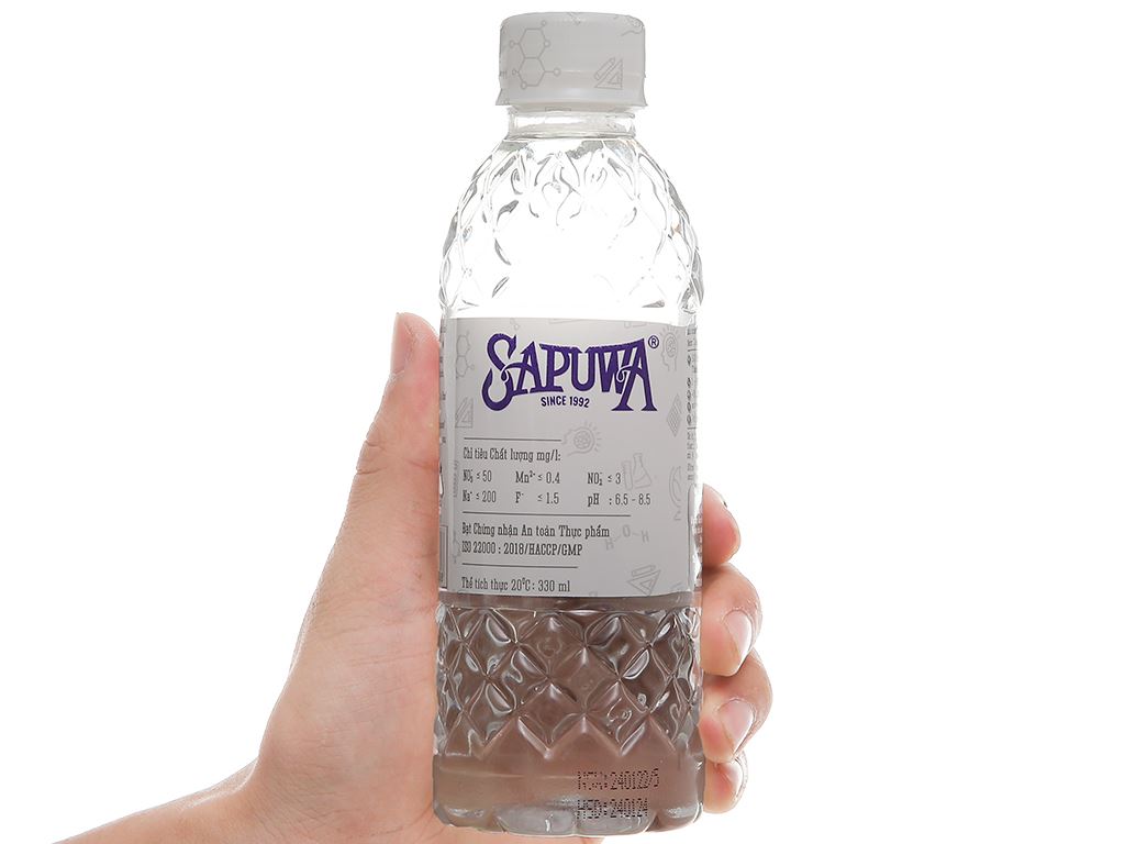 Nước tinh khiết Sapuwa 330ml giá tốt tại Bách hoá XANH
