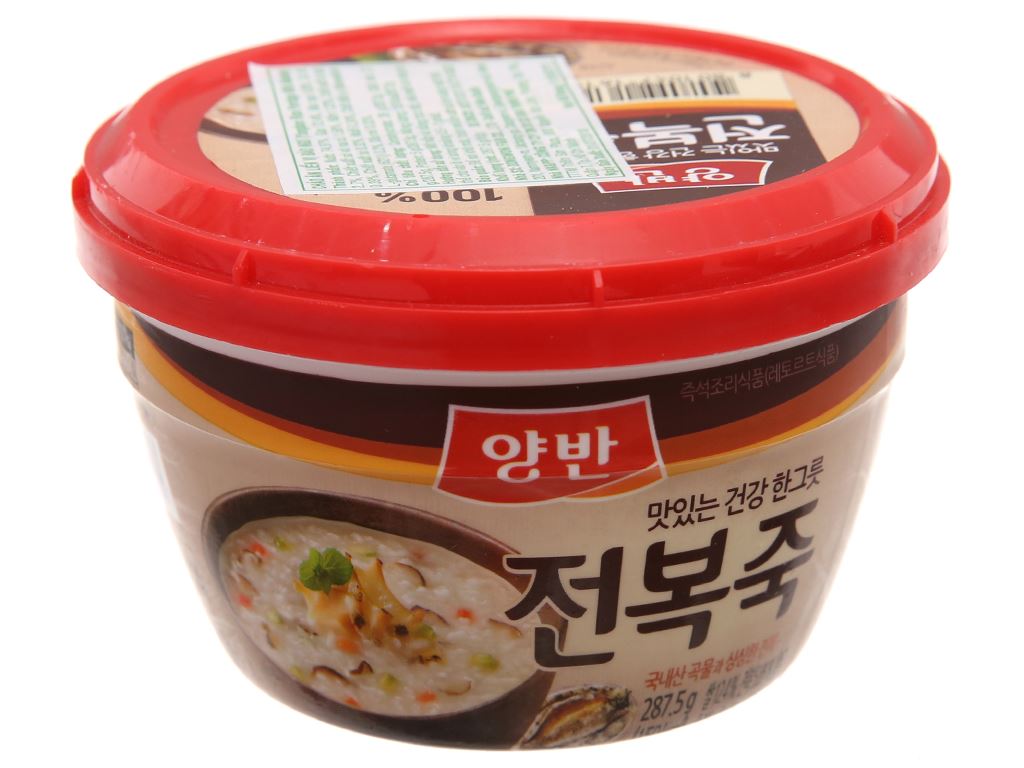 Thùng 24 hộp cháo YangBan 287.5g giá tốt tại Bách hoá XANH