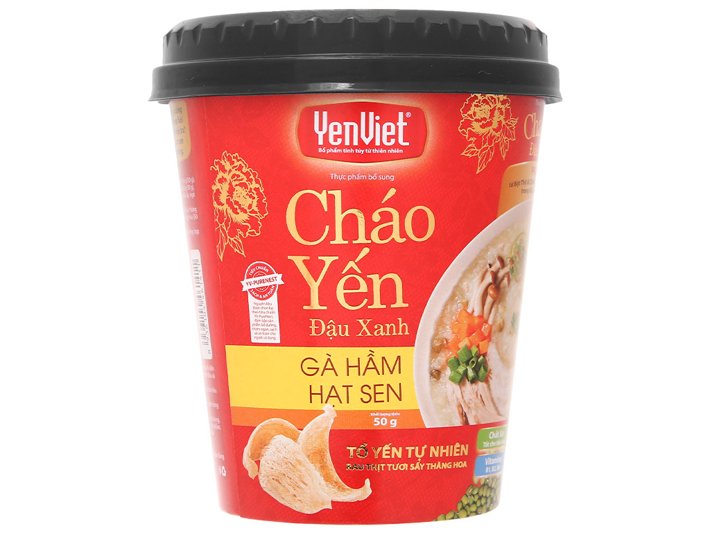 Cháo yến đậu xanh gà hạt sen Yến Việt 50g tại Bách hóa XANH