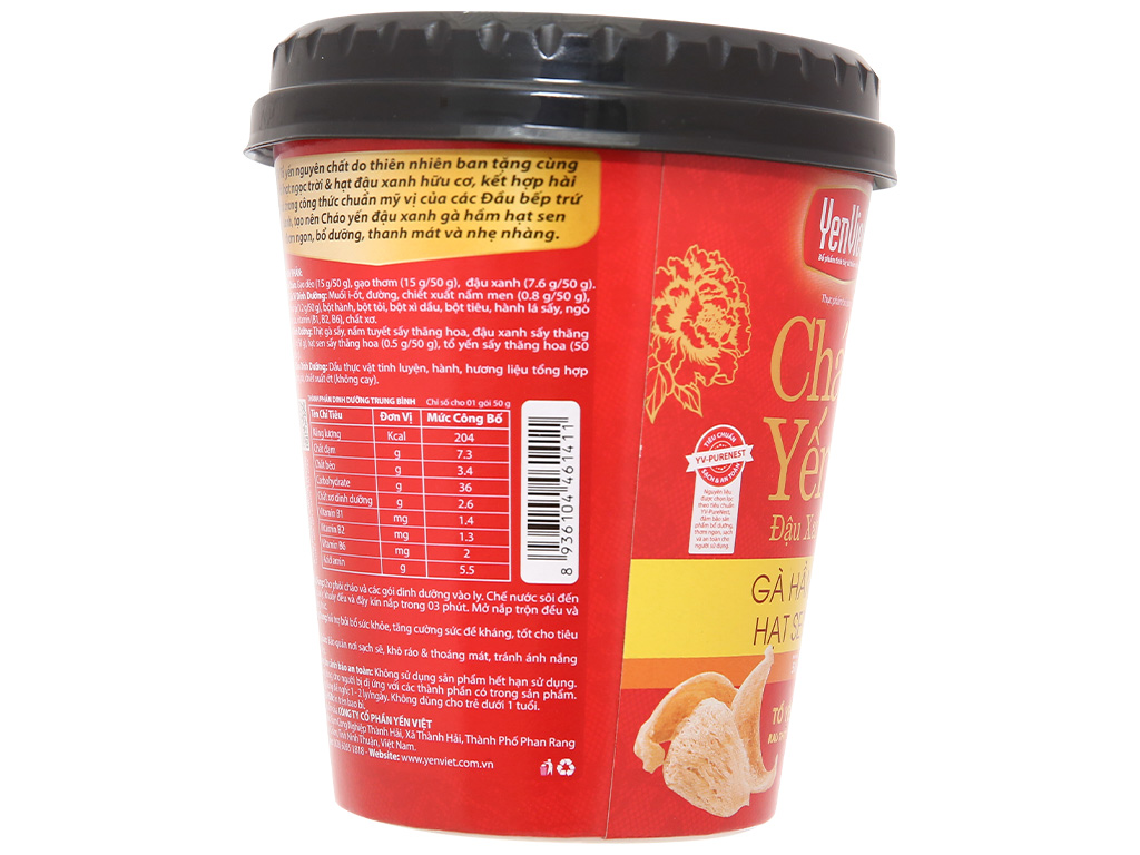 24 ly cháo yến gà hạt sen Yến Việt 50g tại Bách hóa XANH