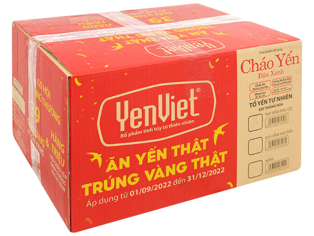 24 ly cháo yến gà hạt sen Yến Việt 50g tại Bách hóa XANH