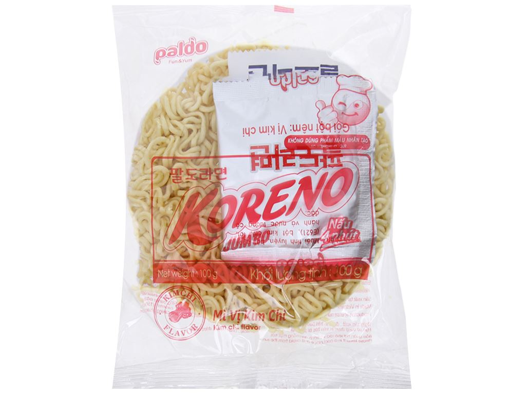 10 gói mì Koreno kim chi 100g giá tốt tại Bách hoá XANH