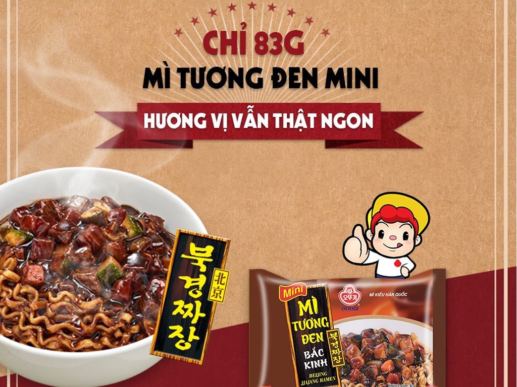 30 gói mì tương đen Ottogi 83g giá tốt tại Bách hoá XANH
