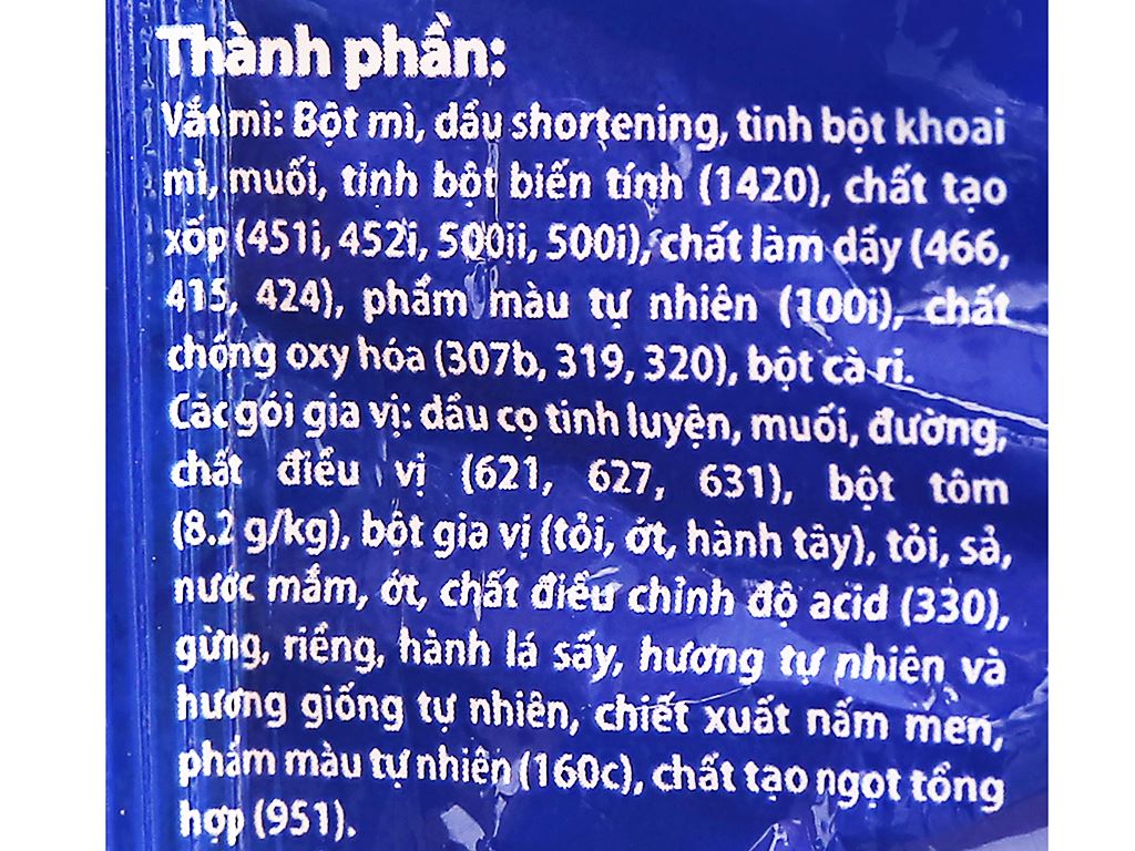 Mì Unif vị tôm chua cay gói 72g giá tốt tại Bách hoá XANH