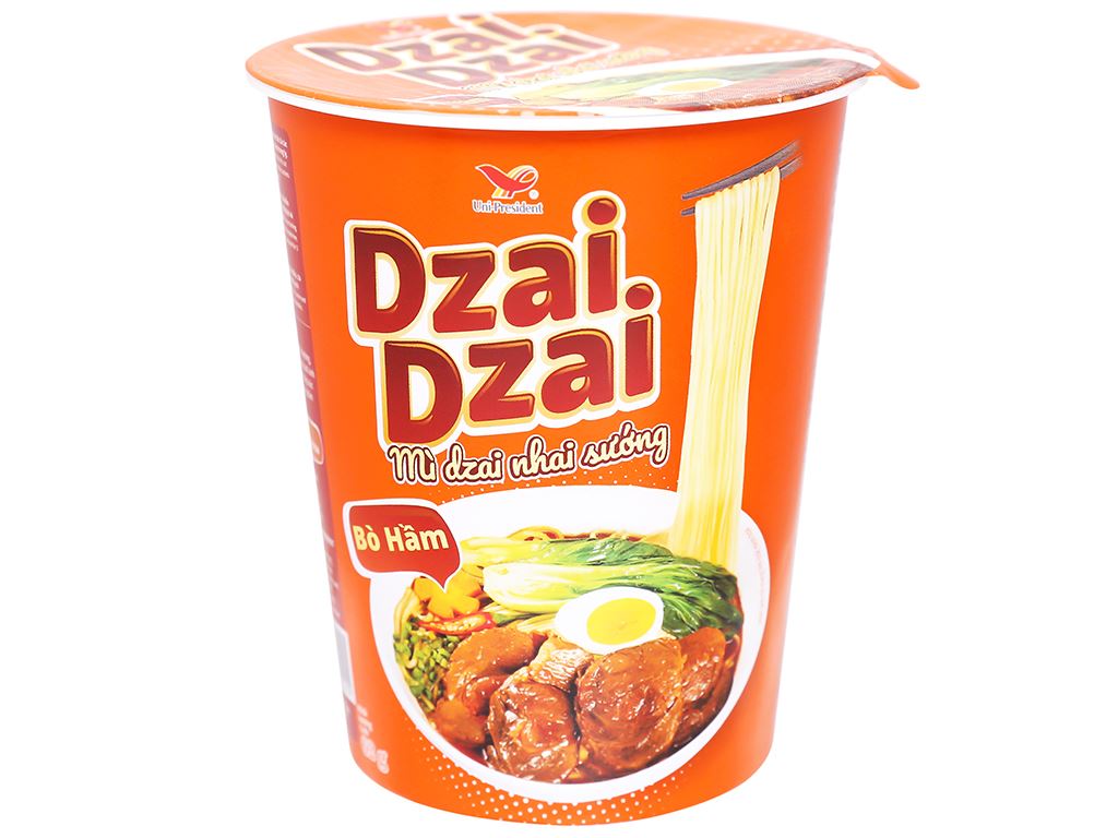 24 ly mì Dzai Dzai vị bò hầm 62g giá tốt tại Bách hoá XANH