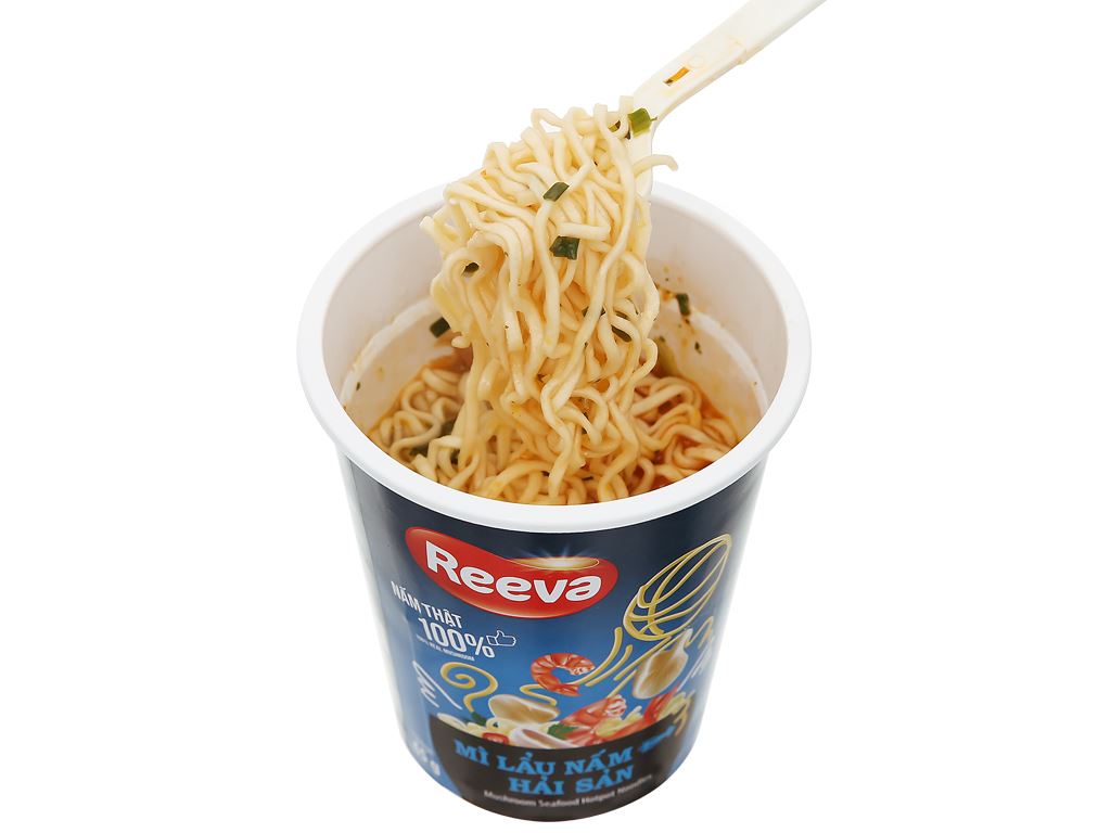 24 ly mì Reeva lẩu nấm hải sản 65g giá tốt tại Bách hoá XANH