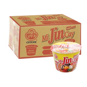 Thùng 12 tô mì Jin Ottogi cay 110g giá tốt tại Bách hoá XANH