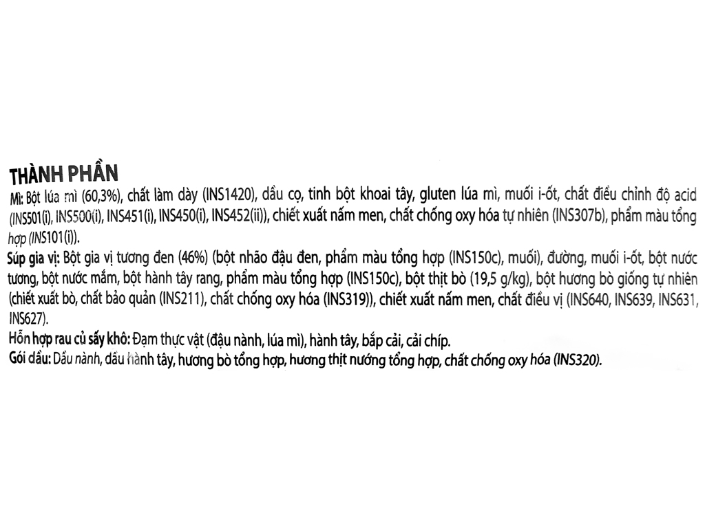 20 gói mì tương đen bò Ottogi 135g giá tốt tại Bách hoá XANH