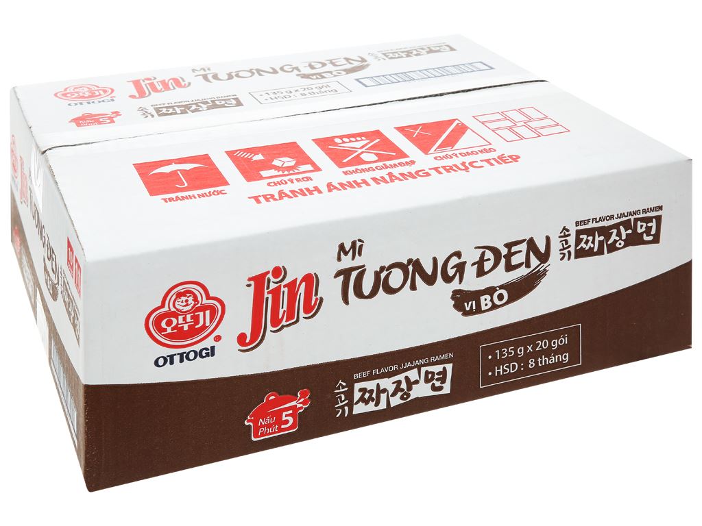 20 gói mì tương đen bò Ottogi 135g giá tốt tại Bách hoá XANH