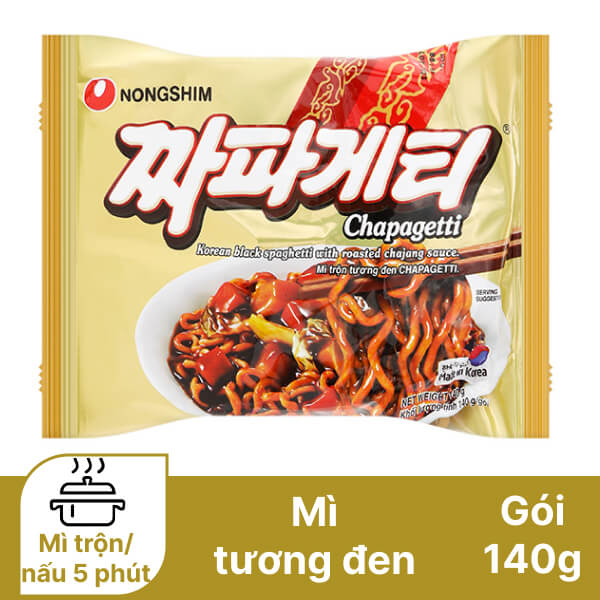 Mì trộn tương đen Nongshim 140g giá tốt tại Bách hoá XANH