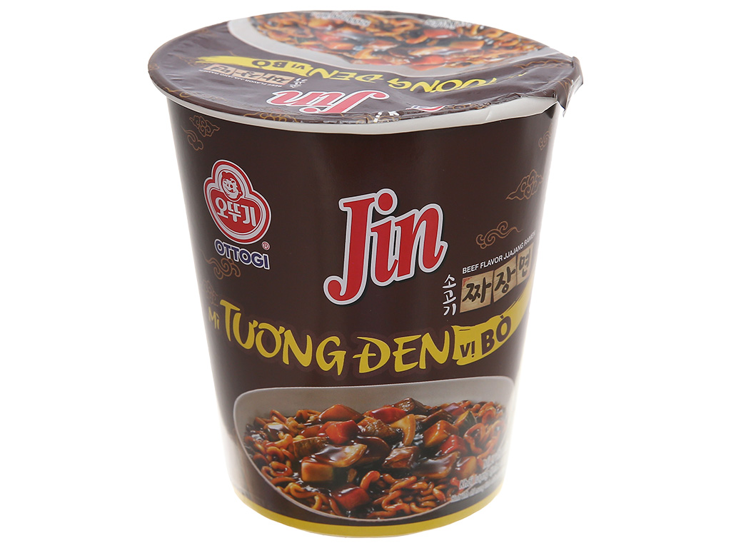 Mì tương đen Jin Ottogi vị bò ly 65g tại Bách hóa XANH