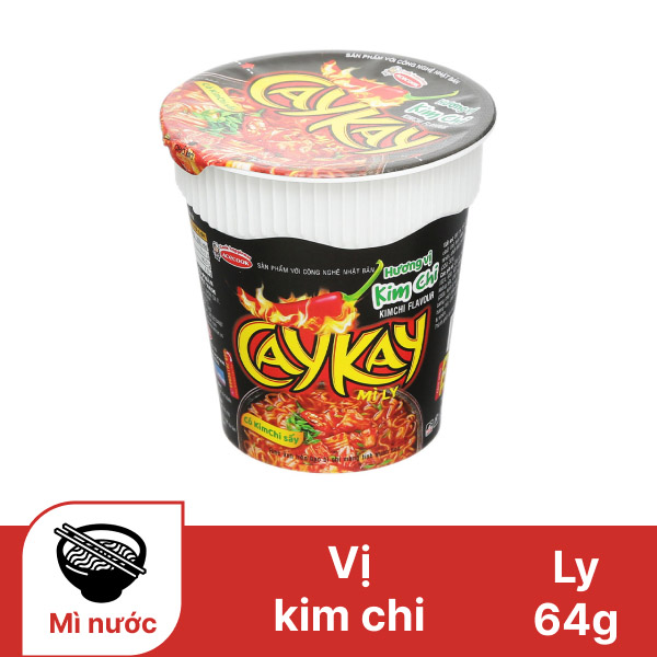 Mì Caykay kim chi ly 64g thơm ngon giá tốt tại Bách hóa XANH