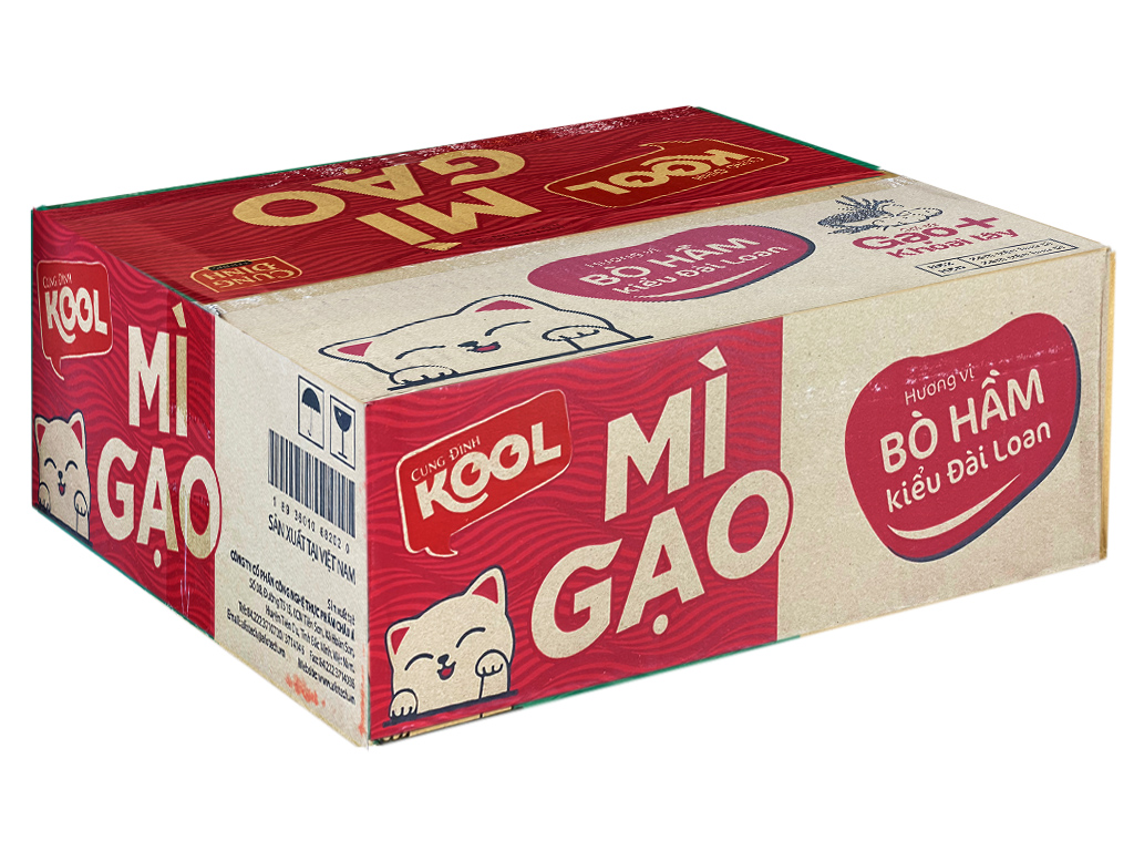 24 gói mì Kool bò hầm kiểu Đài Loan 75g tại Bách hóa XANH