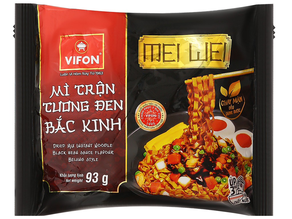 24 gói mì tương đen Bắc Kinh Vifon 90g tại Bách hóa XANH