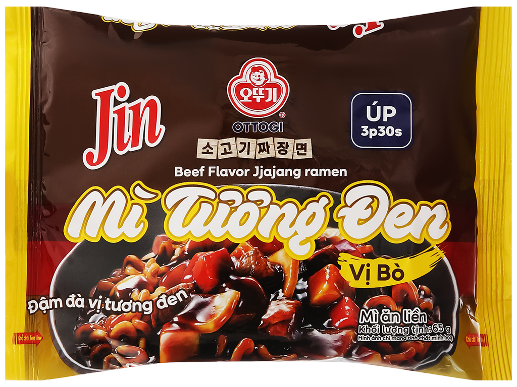 Mì tương đen Ottogi vị bò gói 65g giá tốt tại Bách hóa XANH