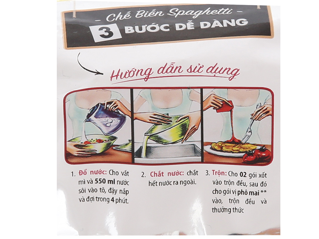 Mì trộn Omachi xốt Spaghetti gói 136g tại Bách hóa XANH