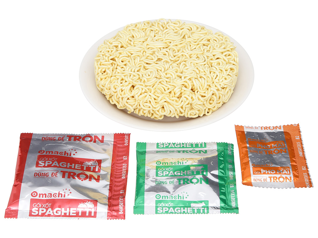 Mì trộn Omachi xốt Spaghetti gói 136g tại Bách hóa XANH
