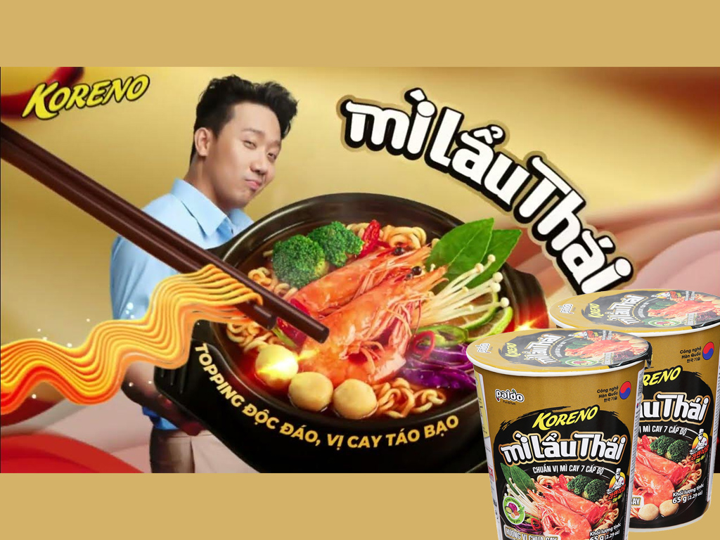 Mì lẩu Thái Koreno chua cay ly 65g giá tốt tại Bách hóa XANH