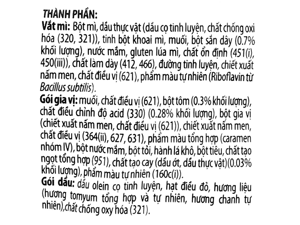 Mì Koreno Up tôm chua cay gói 67g tại Bách hóa XANH