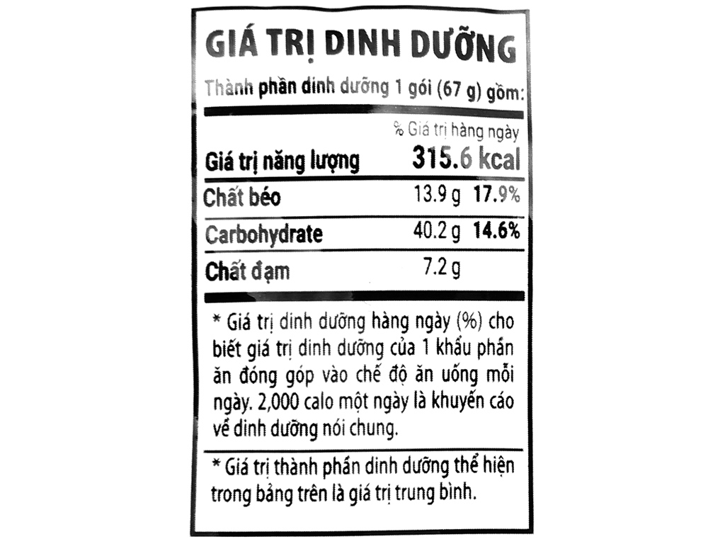 Mì Koreno Up tôm chua cay gói 67g tại Bách hóa XANH