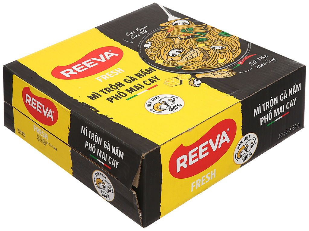 30 gói mì Reeva Fresh gà nấm phô mai cay tại Bách hóa XANH