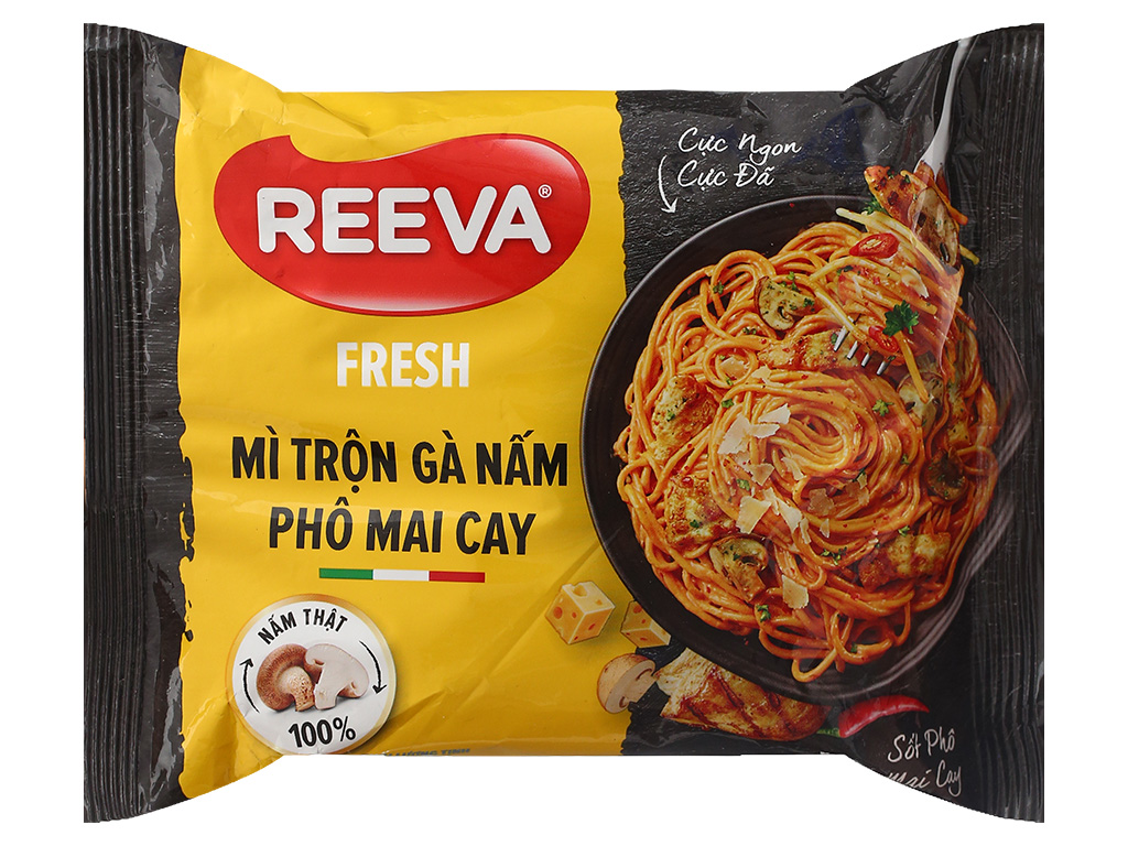 30 gói mì Reeva Fresh gà nấm phô mai cay tại Bách hóa XANH