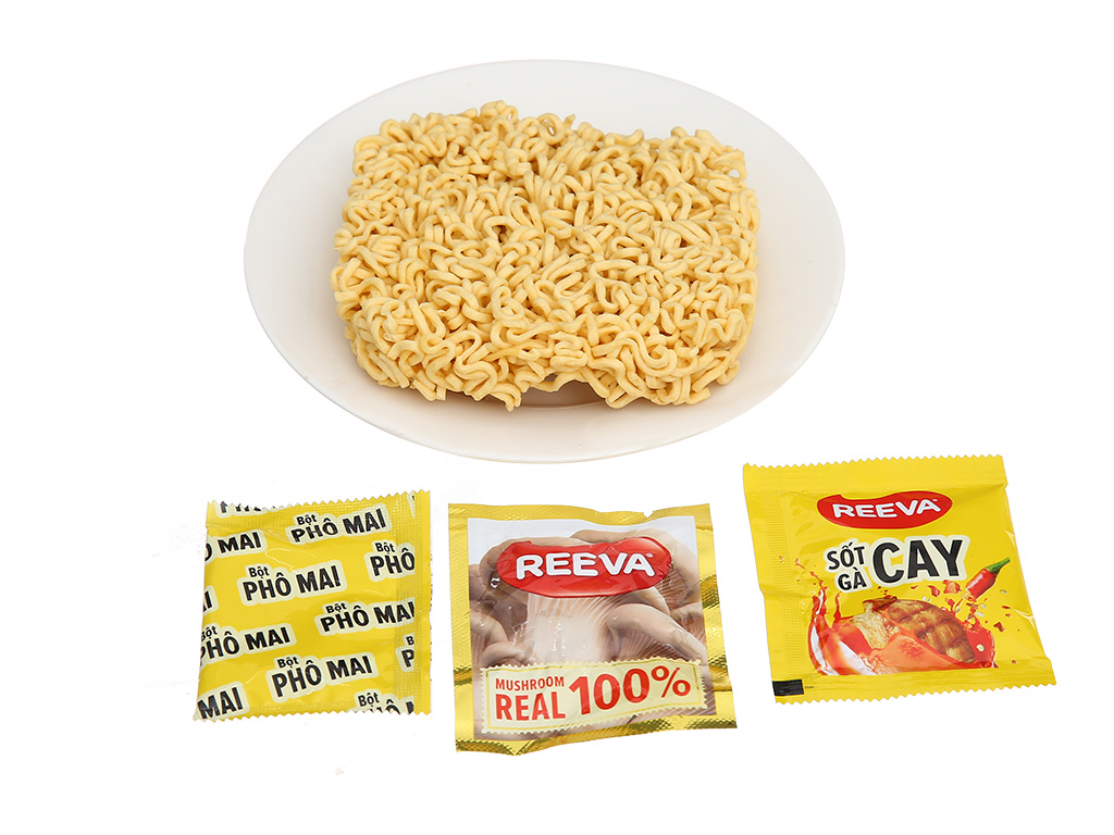 30 gói mì Reeva Fresh gà nấm phô mai cay tại Bách hóa XANH