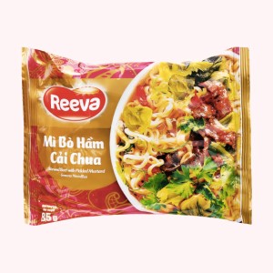 Mì Reeva bò hầm cải chua gói 85g giá tốt tại Bách hoá XANH