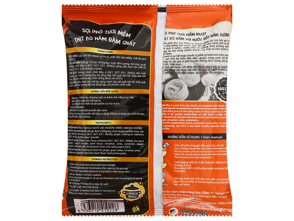 Phở Tươi Thịt Bò Hầm Lc Foods Gói 90g Tại Bách Hoá Xanh
