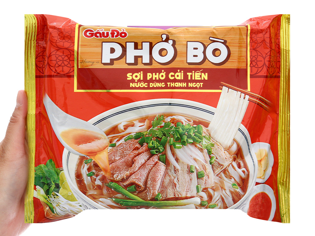 Mua Phở bò Gấu Đỏ gói 65g giá tốt tại Bách hoá XANH