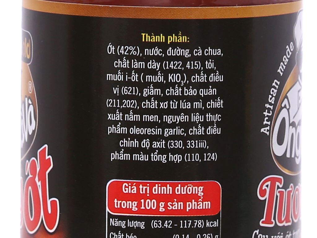 Tương ớt Ông Chà Và chai 200g giá tốt tại Bách hoá XANH