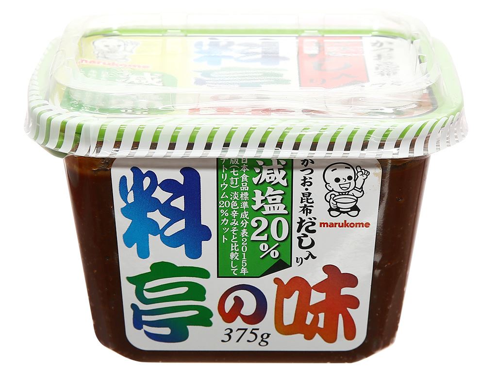 Tương Miso giảm muối Marukome Ryotei 375g | Bách hóa XANH