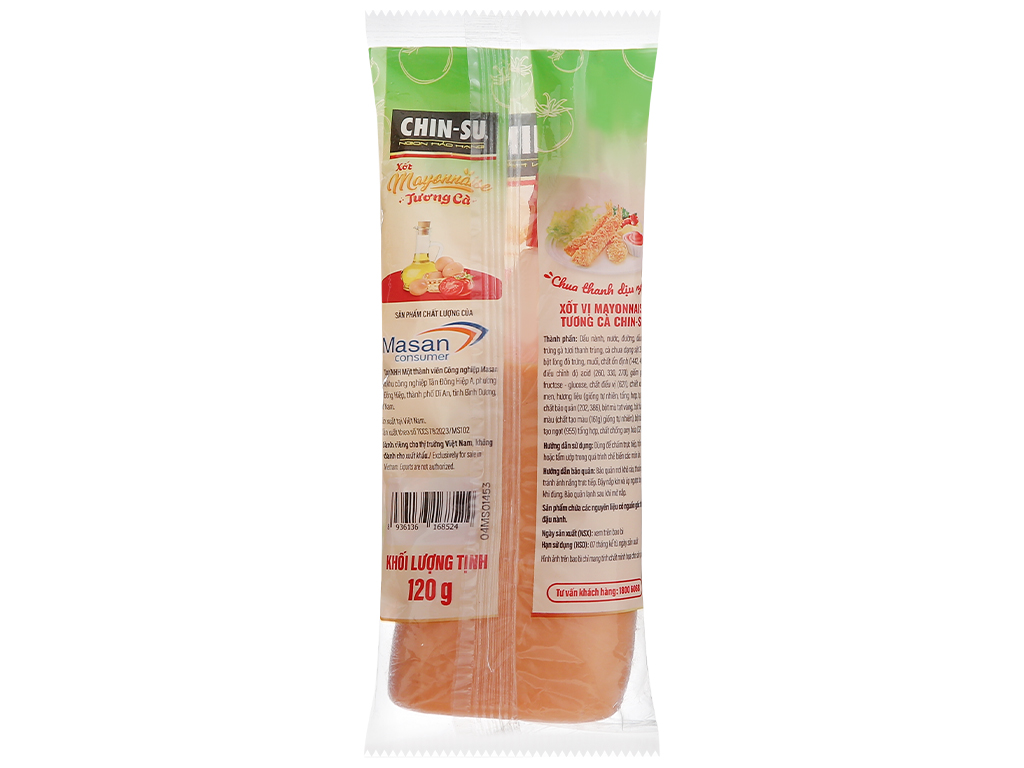 Xốt mayonnaise Chinsu vị tương cà chai 120g | Bách hóa XANH
