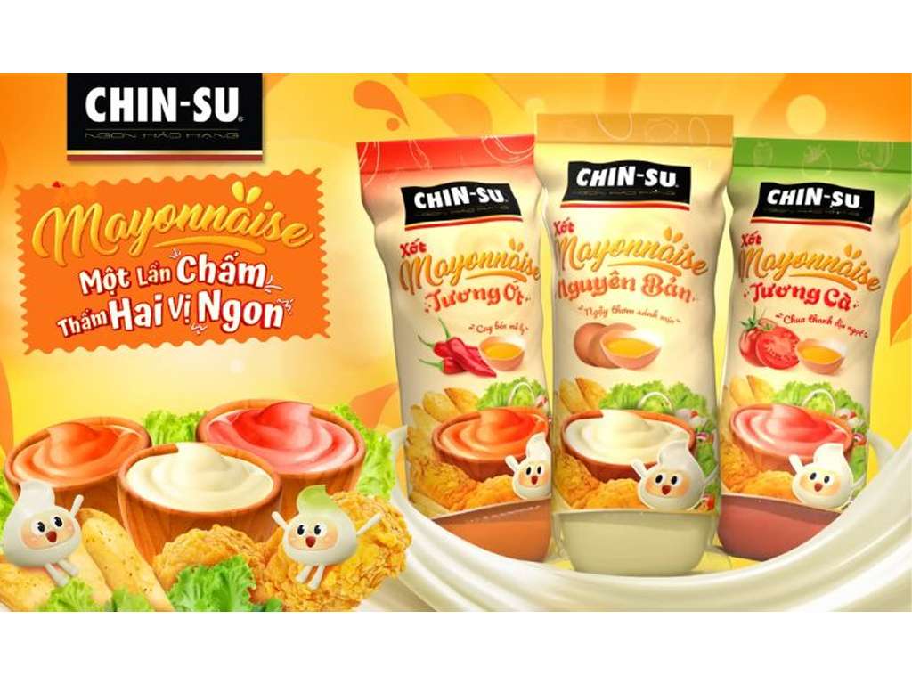 Xốt mayonnaise Chinsu vị tương ớt chai 120g Bách hóa XANH