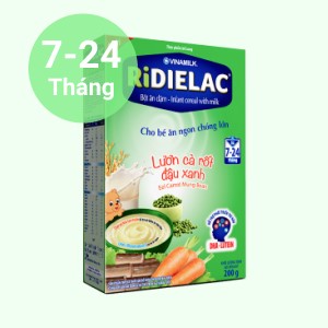 Bột ăn dặm cà rốt Ridielac 200g giá tốt tại Bách hoá XANH