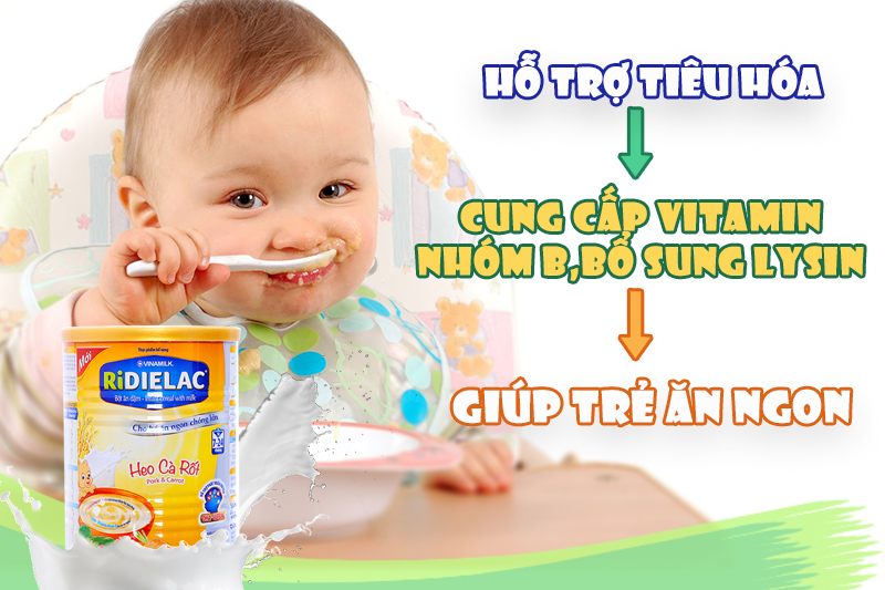 Bột ăn dặm heo cà rốt lon 350g giá tốt tại Bách hoá XANH