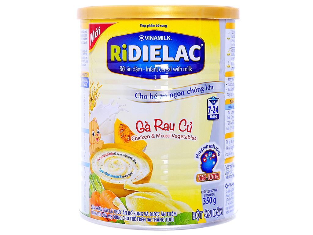 Bột ăn dặm gà rau củ Ridielac 350g giá tốt tại Bách hoá XANH