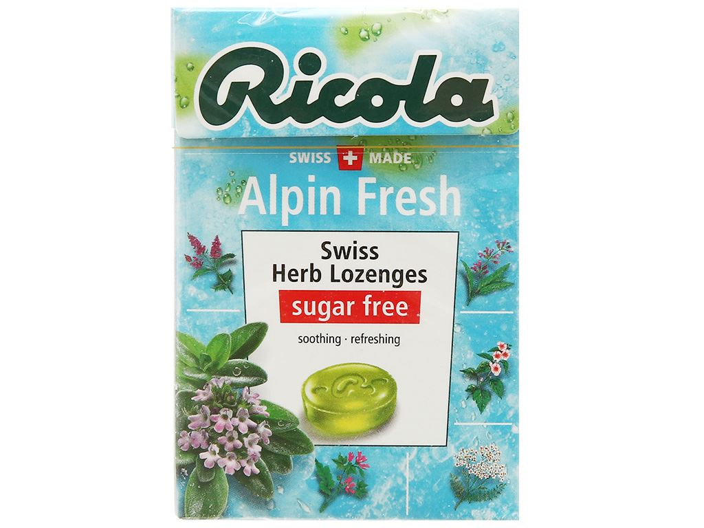 Kẹo thảo mộc alpin fresh Ricola hộp 40g Bách hóa XANH