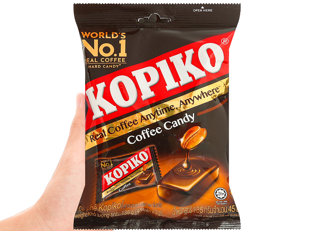 Kẹo ngậm KOPIKO cà phê gói 135g giá tốt tại Bách hoá XANH