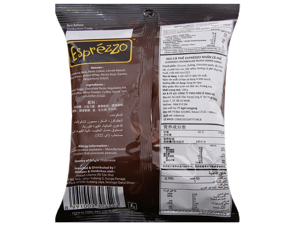 Kẹo ngậm cà phê Esprezzo gói 150g giá tốt tại Bách hoá XANH