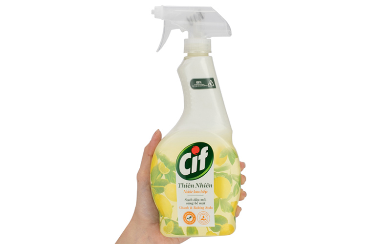 Nước lau bếp Cif chanh chai 500ml giá tốt tại Bách hoá XANH