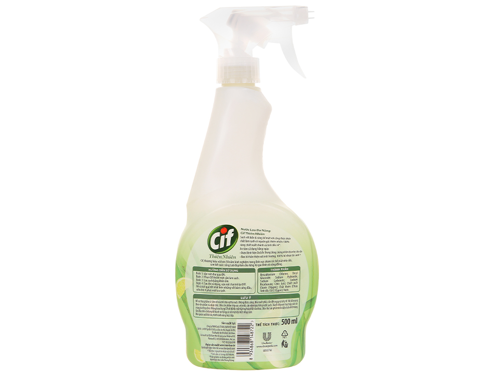 Nước lau đa năng Cif chai 500ml giá tốt tại Bách hoá XANH