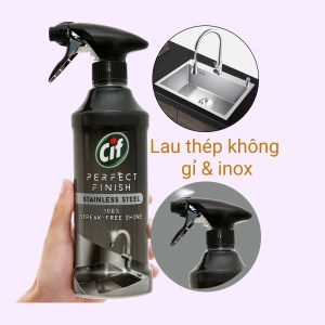 Xịt lau thép Cif Stainless 435ml giá tốt tại Bách hoá XANH