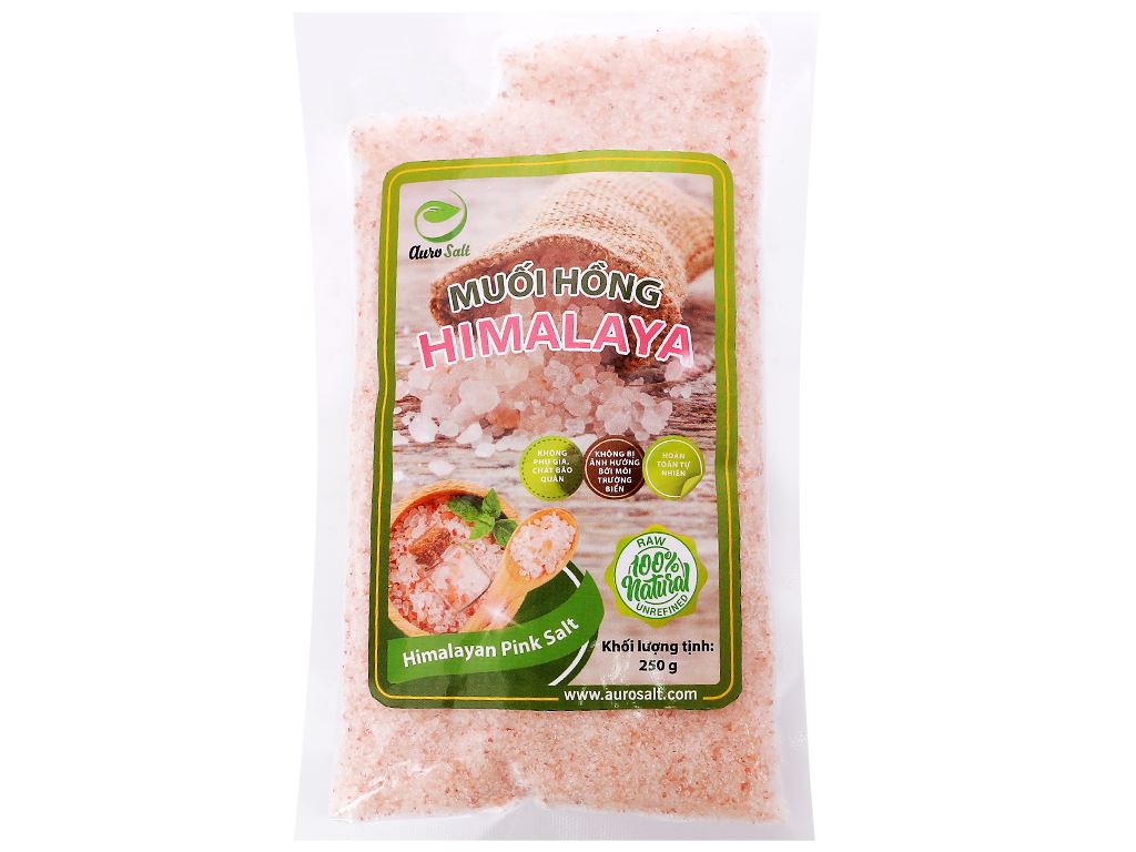 Muối hồng hạt nhỏ Auro Salt 250g giá tốt tại Bách hoá XANH