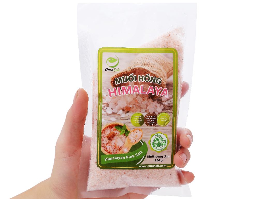 Muối hồng hạt nhỏ Auro Salt 250g giá tốt tại Bách hoá XANH