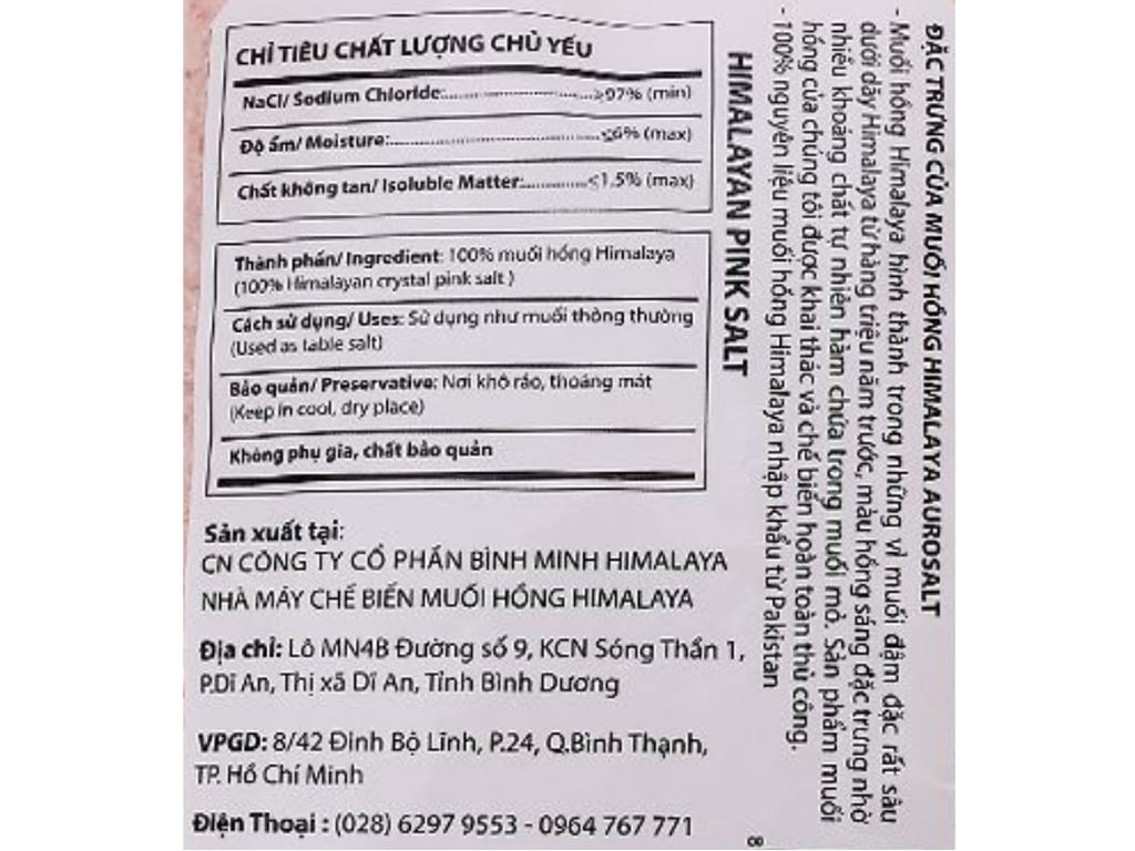 Muối hồng hạt nhỏ Auro Salt 250g giá tốt tại Bách hoá XANH