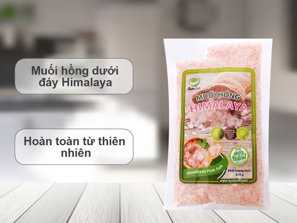 Muối hồng hạt nhỏ Auro Salt 250g giá tốt tại Bách hoá XANH