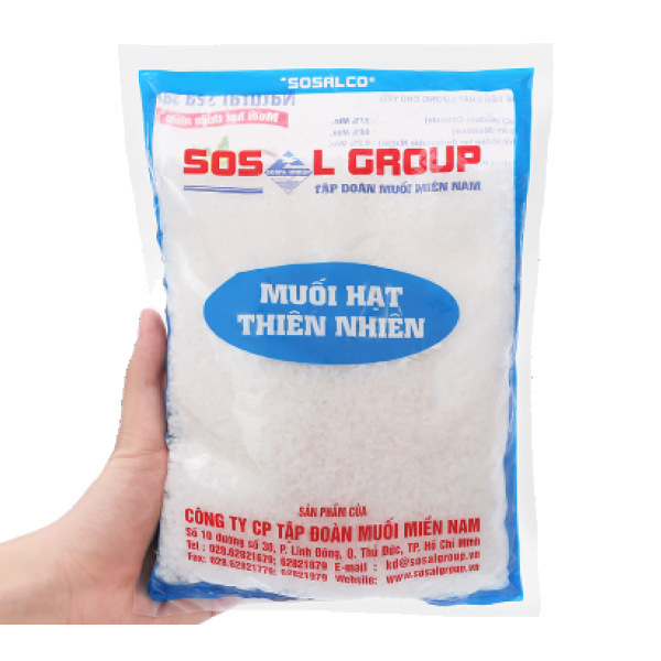 Muối hạt tự nhiên Sosal Group 1kg giá tốt tại Bách hoá XANH